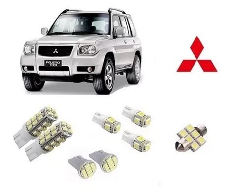 Kit 8 Lampadas Led Pingo Lanterna Teto Placa Pajero Tr4 Parcelamento
