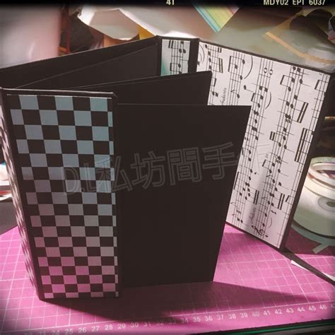 加厚手工書基底 折疊書 風琴書 爆炸禮物盒 翻轉方塊 機關卡片 照片 立體 手工卡片 手作 生日禮物 節慶 情人節 客製 家具及居家用品