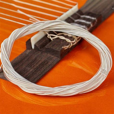 Set Pcs Coated Nylon Composite Naphthalene Strings With Silver Coating For Classical Guitar