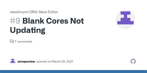 blank cores not updating · issue 9 · robertnunn drg save editor · github