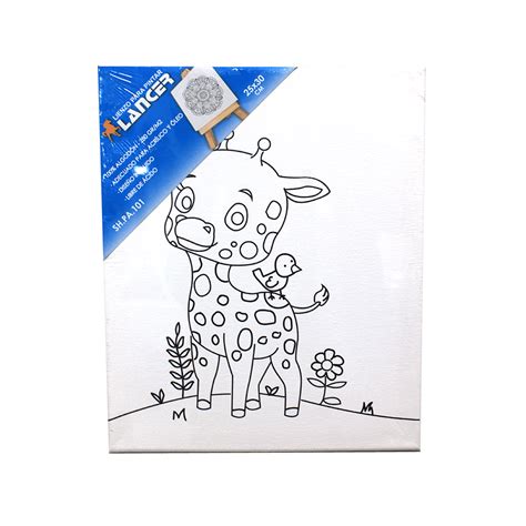 Lienzo Con Diseño Para Pintar 25x30cm Lancer Comsucre Online