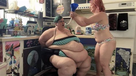Tied And Funneled A Gallon Of Gainer Hd Ssbbw Reenaye Starr Clips4sale