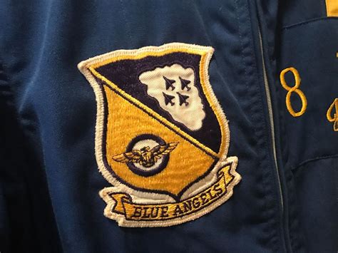 Original Us Navy Blue Angels Flight Suit 8 Events Coordinator Ltcr