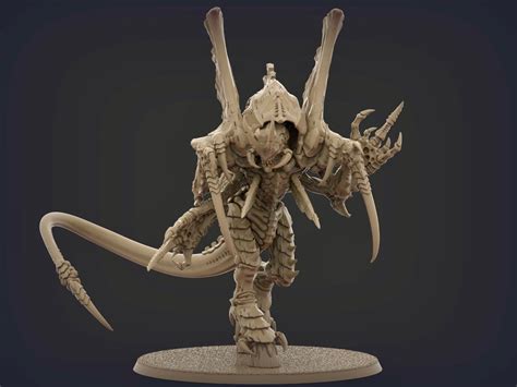 Pseudo Bug Mind Hive 100mm Base Modular Sci Fi Future Starcraft Zerg