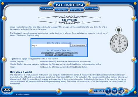 know webpage load time sumtips