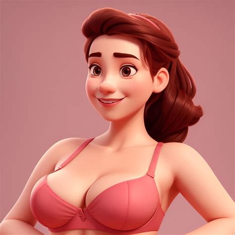 Premium Photo Portrait Of A Woman Red Bra