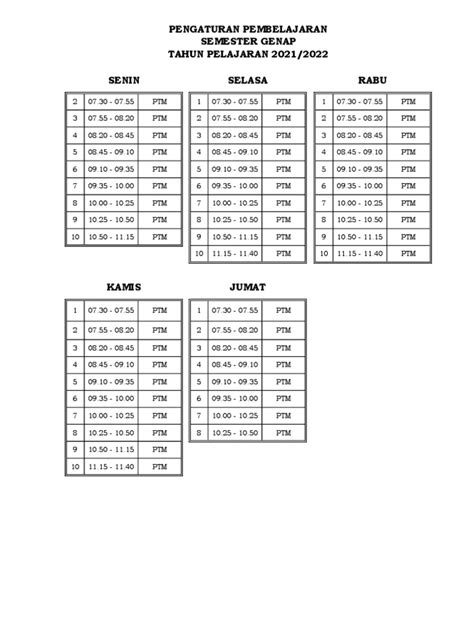 Pengaturan Waktu Pdf