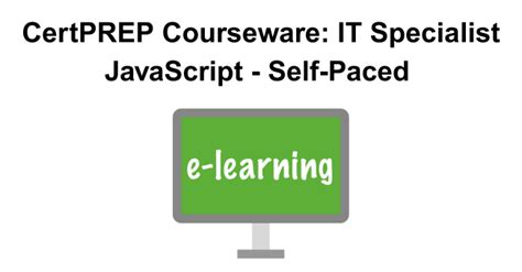 Hrd Corp Funded Javascript Programming Course Certprep It Specialist Certification Tertiary