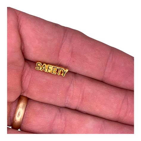Safety Lapel Pin