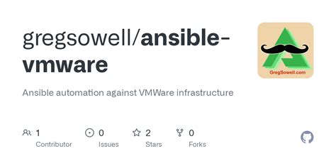 GitHub Gregsowell Ansible Vmware Ansible Automation Against VMWare Infrastructure