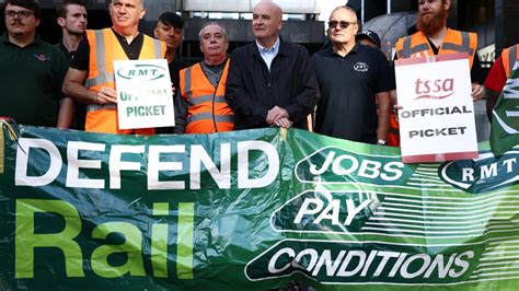 Uk Railways Workers Hold Strike For Better Pay Conditions