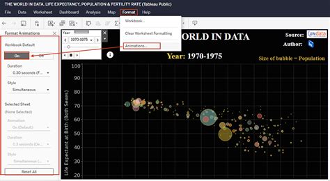 Creating Animated Visualizations In Tableau