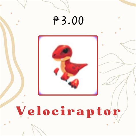 Velociraptor Fossil Regular Video Gaming Gaming Accessories In