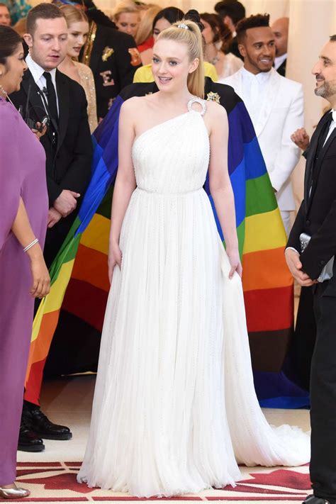 Dakota Fanning Attends The Costume Institute Benefit Gala Met Gala
