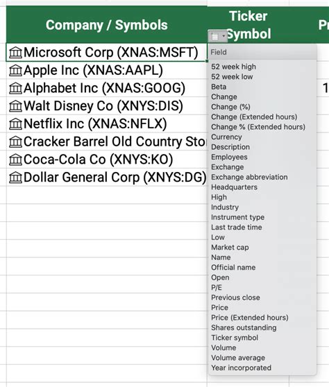 Stock Data Types In Excel Get Stock Prices Quickly Finally Learn
