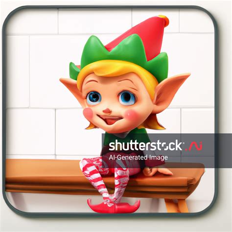 「cute 3d Hyper Realistic Elf On」のai生成画像、2383350311 Shutterstock
