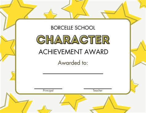 Free Classroom Awards Printable Printables