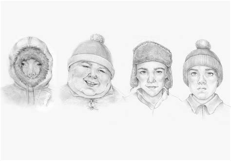 Kyle Broflovski South Park Fat Eric Cartman Drawings Stan Marsh Kenny