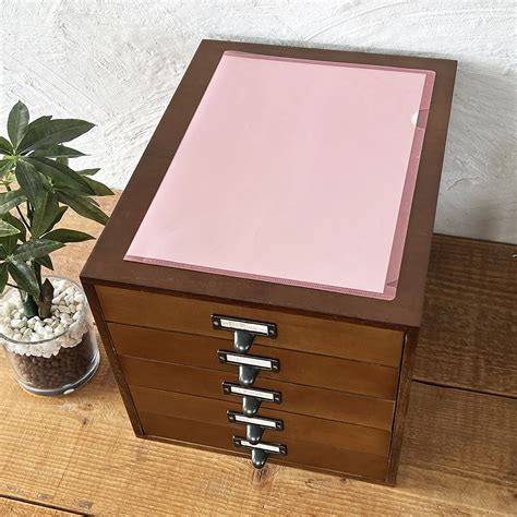 Brea 書類ケース 木製 A4サイズ 5段 ダークブラウン 通販 家具とインテリアの通販【roomclipショッピング】