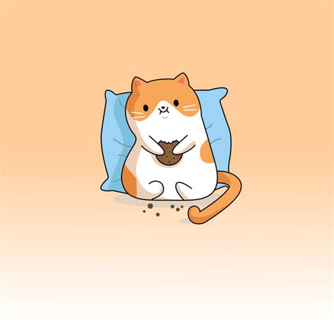 Котик в стиле Графика на