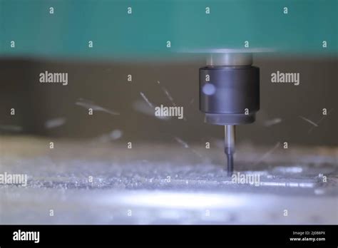 Automated Cnc Turning Milling Machine Cutting Metal Workpiece With
