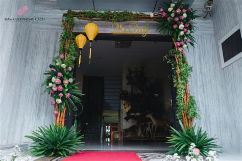 Trang Trí Gia Tiên Hoa Sen Đám Cưới Phong Cách Wedding Planner