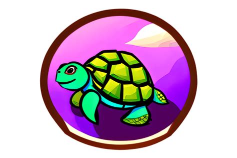 Turtle In A Circle SVG Cut File By Creative Fabrica Crafts Creative Fabrica