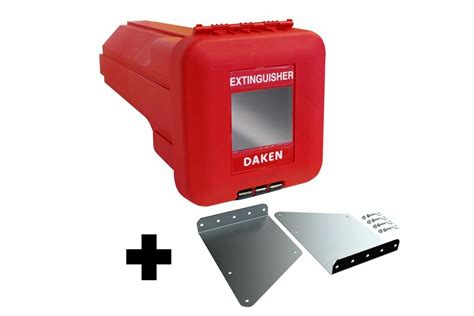 Daken Sliden Schutzbox für Feuerlöscher, Kunststoff