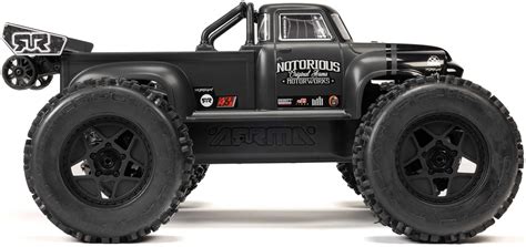 Arrma 18 Notorious 6s V6 4x4 Blx Brushless Stunt Truck Rtr Black