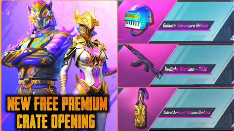 New Free Premium Crate Opening Pubg Mobile OMG Upgradable M249 In