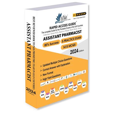 Assistant Pharmacist Mcq Book Prometric Exam Questions 2024