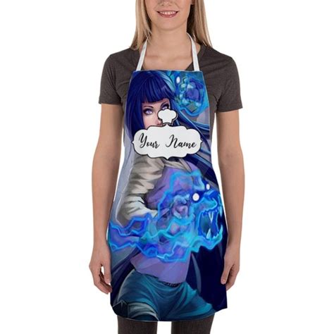 Pastele Best Hinata Hyuga Naruto Custom Personalized Name Kitchen Apron