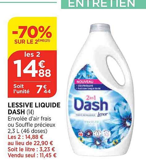 Promo Lessive Liquide Dash Chez Maximarché Icataloguefr
