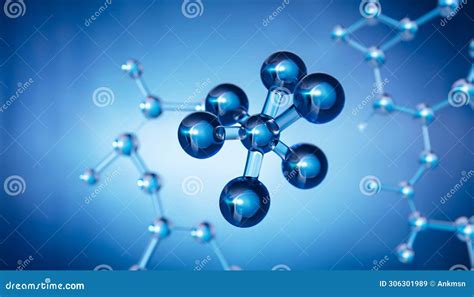 Science Background With Molecula And Atom Model Abstract Molecular
