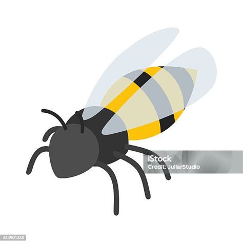 꿀벌 등자극성 3d 아이콘 곤충에 대한 스톡 벡터 아트 및 기타 이미지 곤충 꿀 날기 Istock