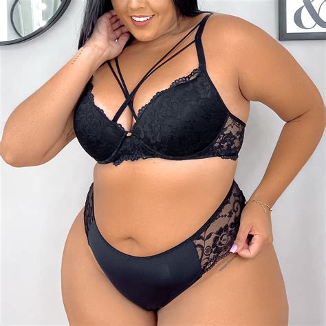 Calça Plus Size Sensual renda Jackie Lingerie