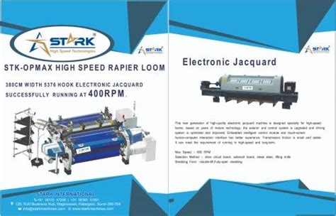 Automatic Normal Speed Rapier Jacquard Loom At Best Price In Surat