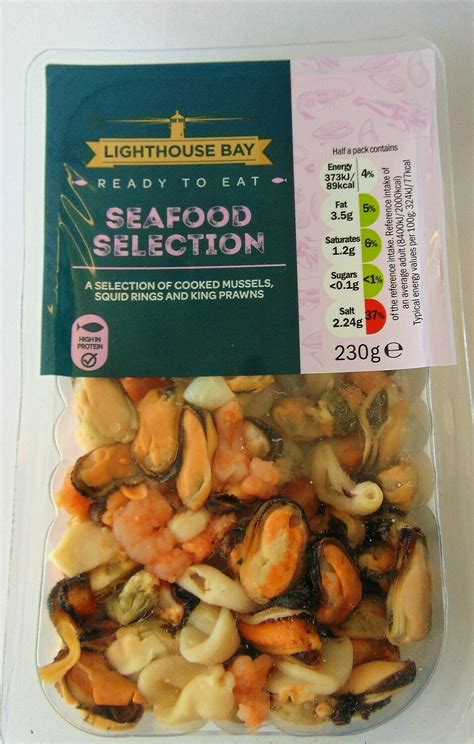 Lidl Lighthouse Bay Ready To Eat Seafood Selection