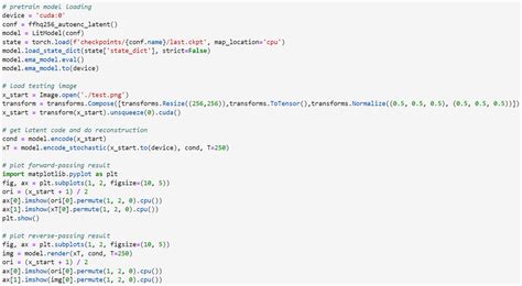 image reconstruction problem · issue 1 · phizaz diffae · github