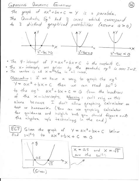 Lecture Notes College Algebra 26to30 Graphn6 Oua‘pﬁﬂ‘ﬂc Quﬁvﬂ Av