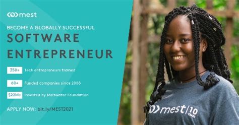 Apply Mest Africa Entrepreneurship Training Program 2021 Education