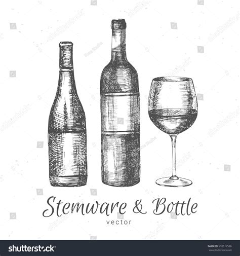 Wine Hand Drawn Over 55616 Royalty Free Licensable Stock Vectors