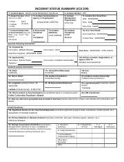 Ics Form 209docx Incident Status Summary Ics 209 1 Incident Name