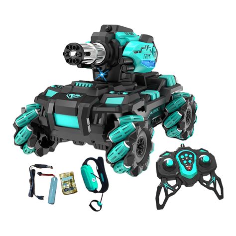 Remote Control Tank Crawler Shoots Water Bombs Tank Toy Rc Car With