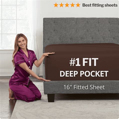 Dealuxe Bedding Extra Deep 16” Twin Xl Fitted Sheet 1 Piece Only