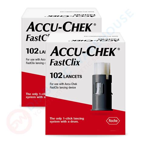 Accu Chek Fastclix Lancets Pack Of 2