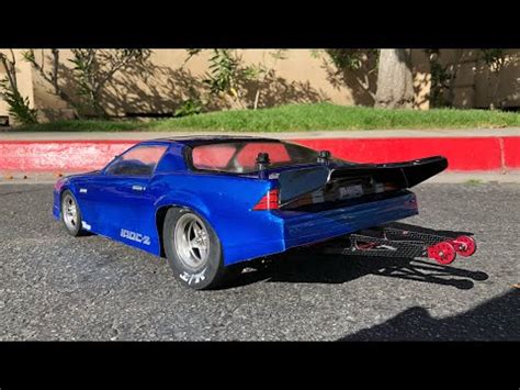 Traxxas Drag Slash Fully Modified Iroc Z First Time Testing How Did It Perform My Thought YouTube