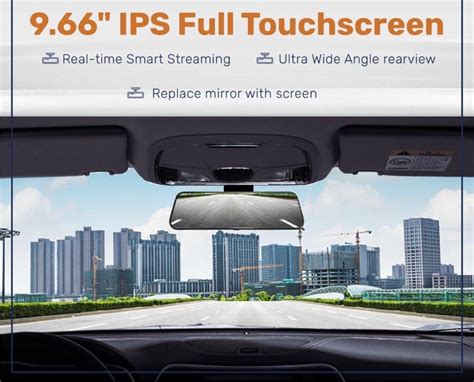 Maxview M2k Digital Mirror With Dashcam And Reverse Camera Function
