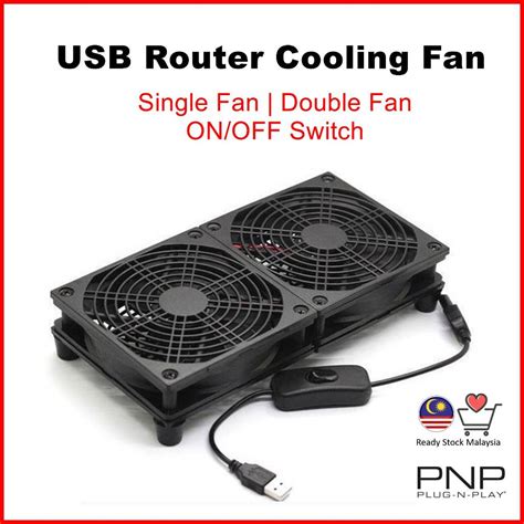 Kipas Penyejuk Router Modem Rgb Kipas Penyejuk Router Cooling Fan Modem Rgb Set Top Box Cooler