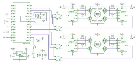 H Bridge Dc Motor Speed Pwm Controller With Reversing Switch Braking
